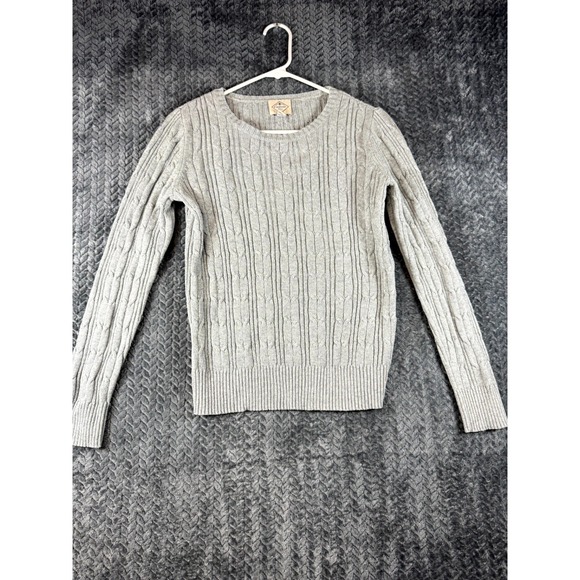 St. John's Bay | Sweaters | St Johns Bay Sweater Women Small Gray Cable ...